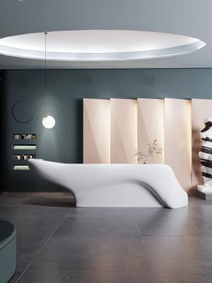 China White Lacquered Fiberglass Reception Desk For Hotel Lobby Beauty Salon for sale