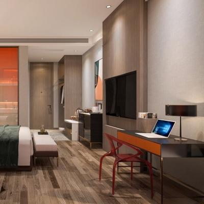 China Brand Star Hotel Bedroom Furniture Refurbishment Sample Room Furniture Full Set Customized for sale