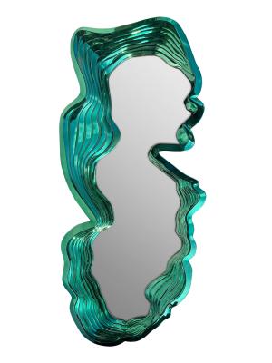 China Electroplated Jade Mirror High-End Sales Department Negotiation Area Background for sale