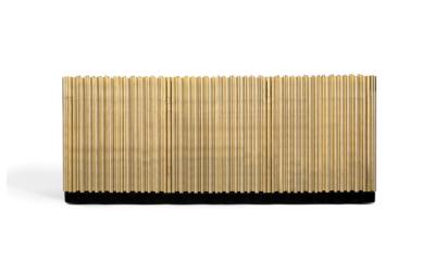 China Luxury Wooden Structure Storage Sideboard Modern Unique Symphony Design for sale