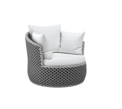 China Modern Minimalist Style Rattan Hotel Sofa Chair Set For Outdoor for sale