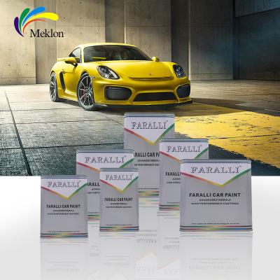 Cina Hot Sale vernice acrilica per auto Vernici per auto liquide Rivestimento ceramico Vernice per auto bianca pura in vendita