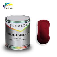 China Durable Auto Base Coat Paint UV Resistant Multifunctional Briliant Red for sale