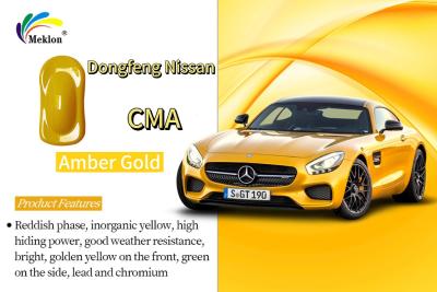 China Dongfeng Nissan CMA Amber Gold Refinish Car Paint Good Durability for sale