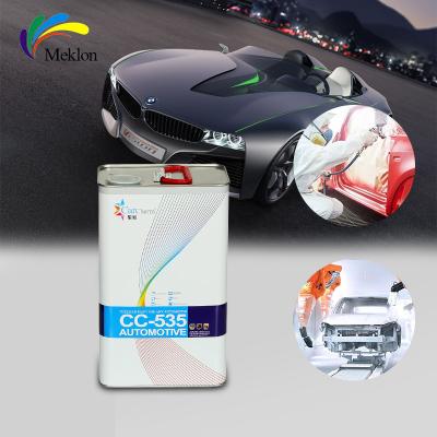 China High Hardness And High UV Resistant Auto Refinish Paint 2K Topcoat Though Black Car Paint for sale