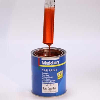 Cina Automotive 1K Flame Copper Pearl Acrylic Liquid Coating Easy Application Car Paint Mixing System Fabbrica prezzo all'ingrosso per in vendita