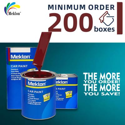 China Top Sale 2K Iron Oxide Red Auto Paint Acrylic Liquid Coating for Spray Automotive Refinish Paint for sale