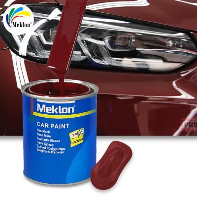 China Top Sale 2K Iron Oxide Red Auto Paint Acrylic Liquid Coating for Spray Automotive Refinish Paint for sale