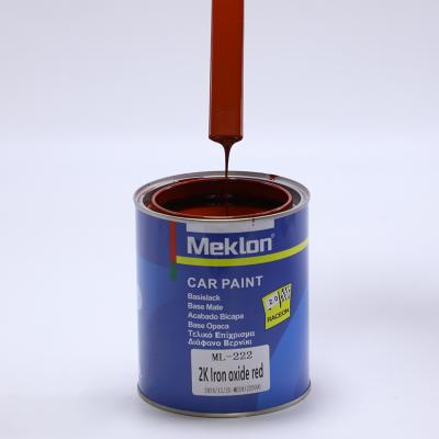 China Top Sale 2K Iron Oxide Red Auto Paint Acrylic Liquid Coating for Spray Automotive Refinish Paint for sale