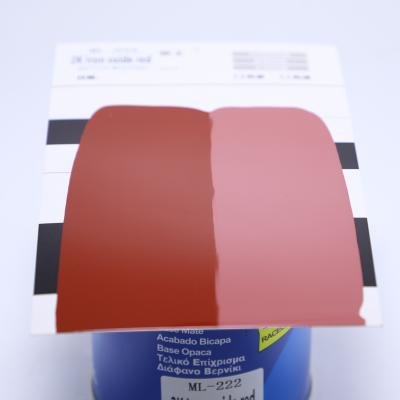 China Top Sale 2K Iron Oxide Red Auto Paint Acrylic Liquid Coating for Spray Automotive Refinish Paint for sale