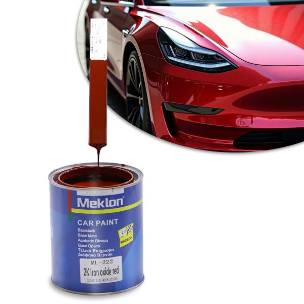 Topverkoop 2K ijzeroxide Rood Auto Verf Acryl vloeibare coating voor spray Automotive Refinish verf