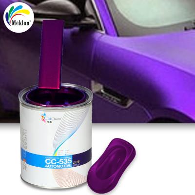 China High Gloss Dreamy Purple Matching Factory Color Car Paint for sale