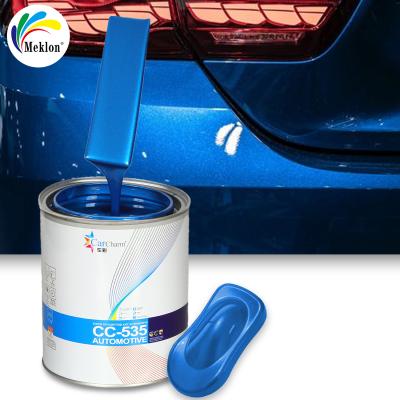 China Hot Selling Deep Sea Blue Anti UV Professional Car Repair Paint for sale
