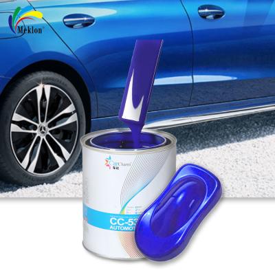 China Manufacturer Direct Sales Fashion Blue High Gloss Durable Car Paint High Cost Performance Car Paint for sale