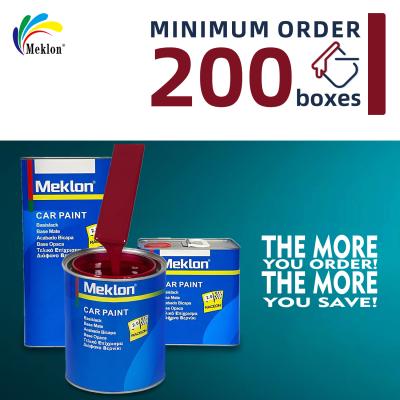 China 1K2K Auto Verf Met Hoge Expressive Power En Hoge Dekking Donkere Rode Auto Verf Te koop