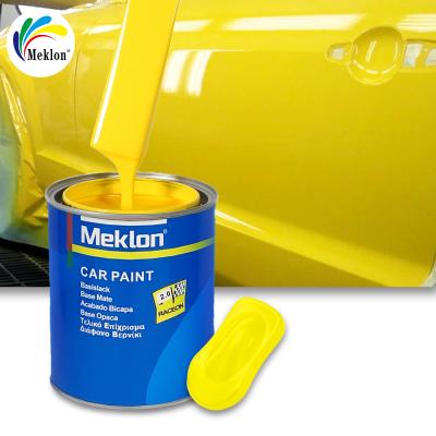 Venda por Atacado de Tinta Automotiva Amarelo Limão 1k2k de Alta Qualidade Direto da Fábrica