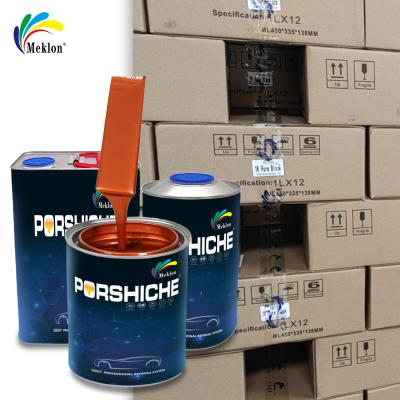 Vernice per riparazione auto arancione metallizzata, lucida, resistente e antiusura