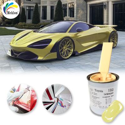 China High Gloss Champagne Gold Car Paint - Low VOC, Scratch Resistant for sale