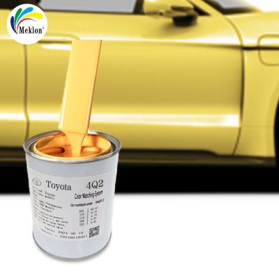 China UV Resistant Champagne Gold Car Spray Paint Low VOC for sale