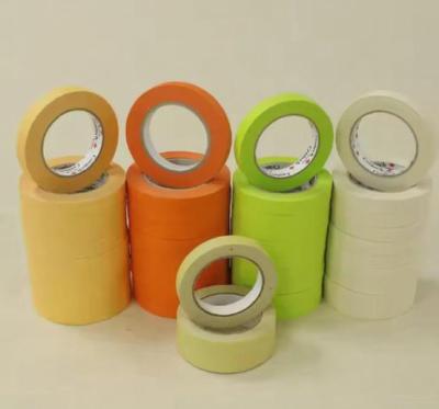 中国 中国サプライヤーが卸売する、80度耐熱カー修理用オレンジマスキングテープ。高粘度で、オリジナルパッケージでのカスタマイズが可能。 販売のため