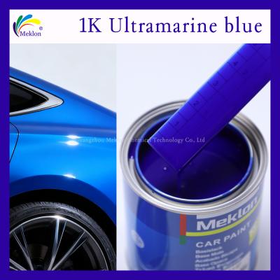 China Scratch Resistant 1K Ultramarine Blue Acrylic Paint Automotive Car Refinish Coating & Paint for sale
