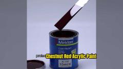 Chestnut Red Car Paint Retro Finish
