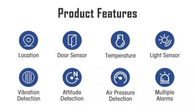 Jointech JT301B 4G Portable Smart Container GPS Tracker Temperature And Location Sensor 1