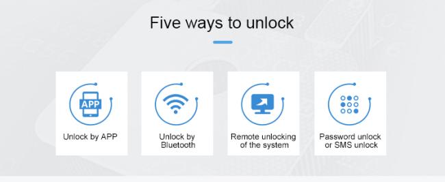 JT709A GPS Tracking Lock mobile app interface