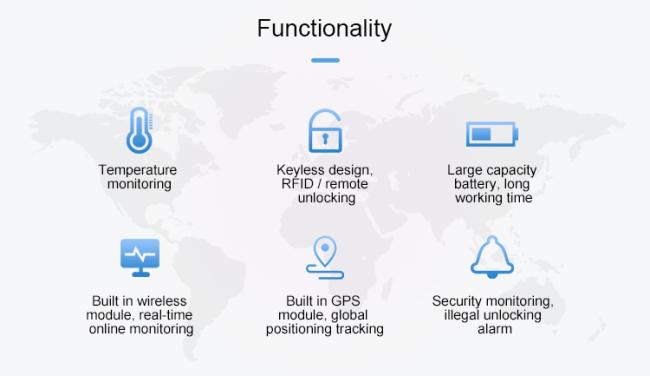 JT709A GPS Tracking Lock technical diagram