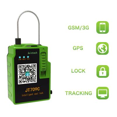 Китай Уплотнение контейнера Jointech JT709C отслеживая Gps дистанционного управления двери тележки Padlock 2600mAh продается