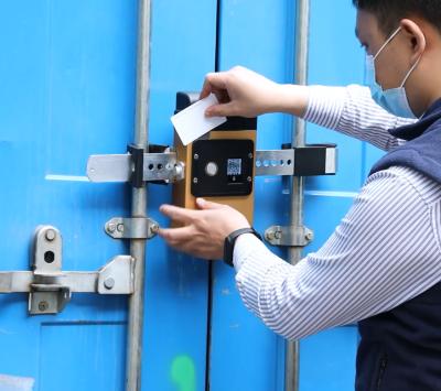 China Van de de Ladingscontainer van het Jointechjt705a ISO GPS de Slimme Slot Monitor GPS die Hangslot volgen Te koop