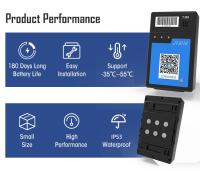 China Logistic Data Logger Temperature GPS Tracker Portable Warn Goods Quality for sale