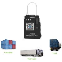 China 4G Mini Waterproof GPS Tracker Thin Lock Cable BLE Unlocking Smart E Padlock for sale