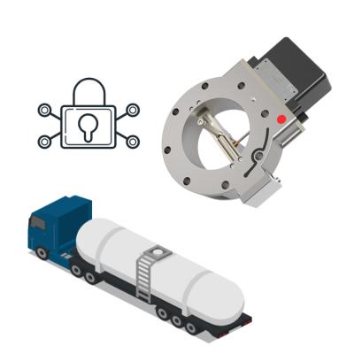 China Jointech JT802 GPS Tracking Valve Lock With Real Time Monitoring For Fuel Tanker Transportation for sale