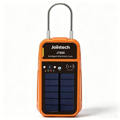 China Jointech JT800 AI GPS Smart Padlock | Solar Waterproof Cargo Tracking Lock for sale