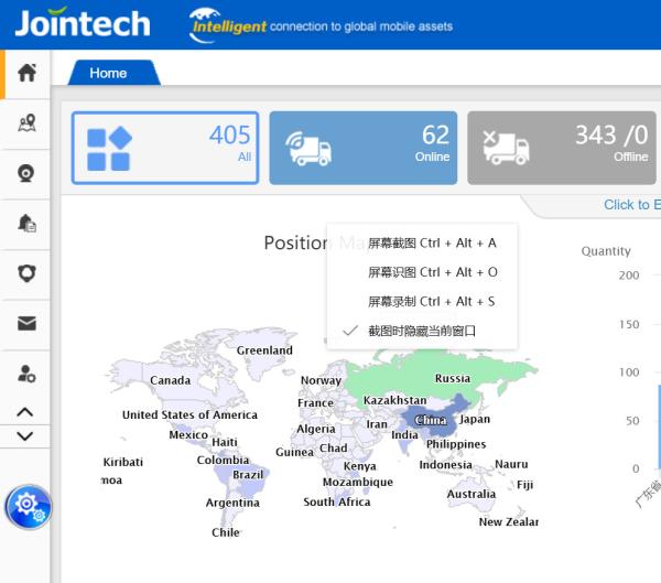 Jointech Windows 2002 GPS Vehicle Tracking Software For Fleet Management