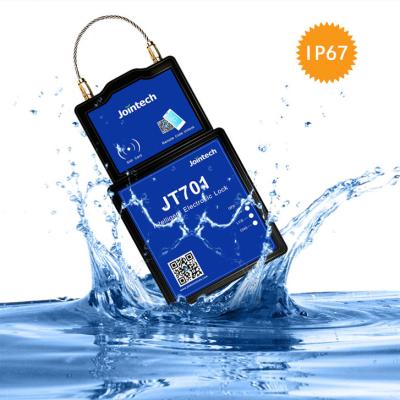 China El telecontrol seguro global del transporte de cargo de la cerradura del envase de GPS del grado IP67 desbloquea en venta