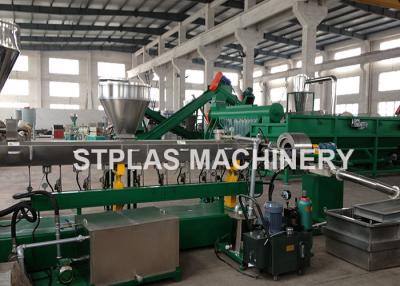Cina Appalottolatore di riciclaggio di plastica dell'estrusore a vite del gemello della macchina della pallina del PE dei pp con CaCO3 in vendita
