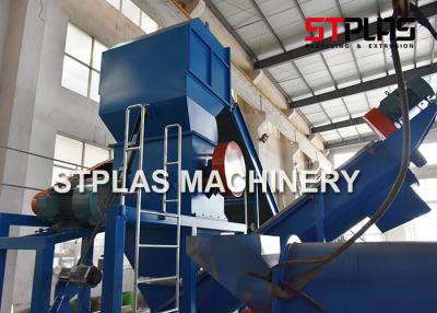 China PET HDPE Plastic Bottle Grinding Machine , Waste Plastic Crusher Energy Saving for sale