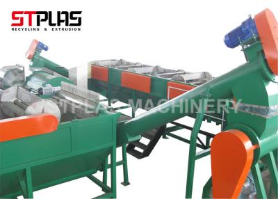 China Compact Structure Plastic Recycling Washing Line , HDPE Bottle Recycling Machine for sale