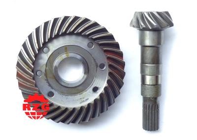 China 20CrMnTi Crown Wheel and Pinion for Agricultural Truck Spiral Bevel Gear Ratio 11*32 for sale