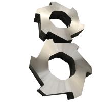 Quality Double Shaft Shredder Blade Professional Industrial Blade For Recycling Machine for sale