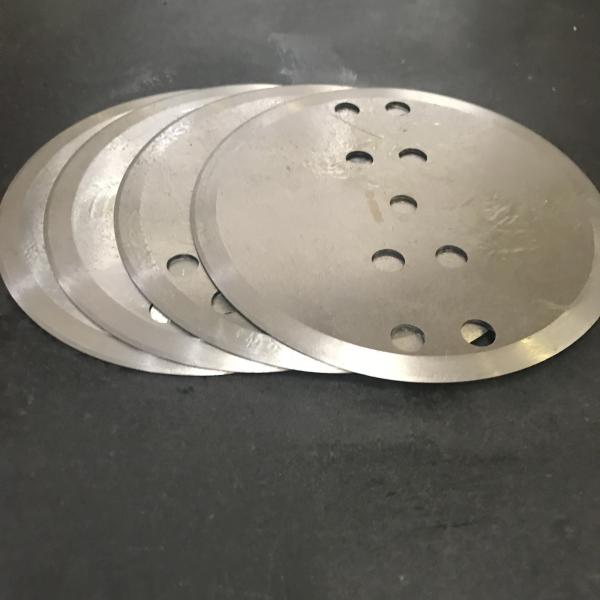 With high wear resistance disc circular blades for cutting paper, pvc and film