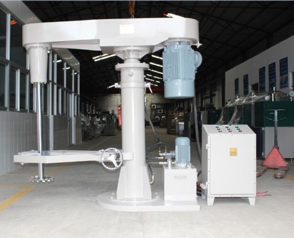 Quality Hydraulic Lifting High Speed Dissolver Machine 22kw - 75kw Single Shaft Coating for sale