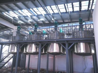 China Industrial Platform Paint Manufacturing Line 304 316 316L Stainless Steel Mixing Vessels for sale
