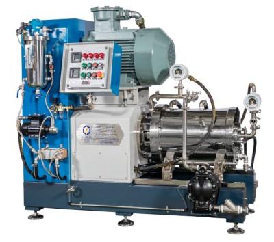China 30L Capacity Horizontal Bead Mill Machine Nano Sand Mill In Paint Industry for sale
