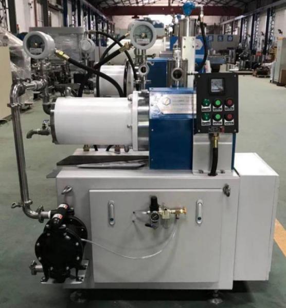 Quality 10L Capacity Horizontal Bead Mill Disc Type Sand Mill In Paint Industry for sale