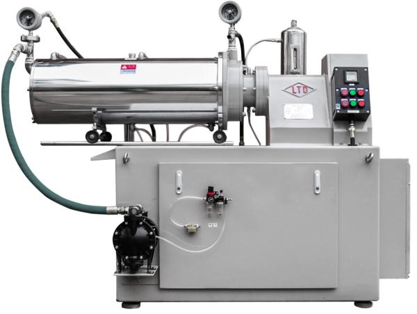 Quality 15kw Disc Type Horizontal Bead Mill 20L Capacity Sand Mill For Paint for sale