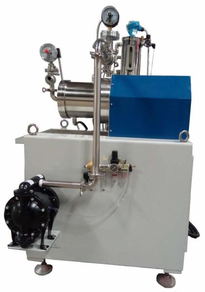 Quality 3L Capacity Horizontal Nano Sand Mill / Bead Grinding Machine For New Materials for sale