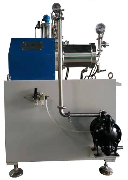 Quality 3L Capacity Horizontal Nano Sand Mill / Bead Grinding Machine For New Materials for sale